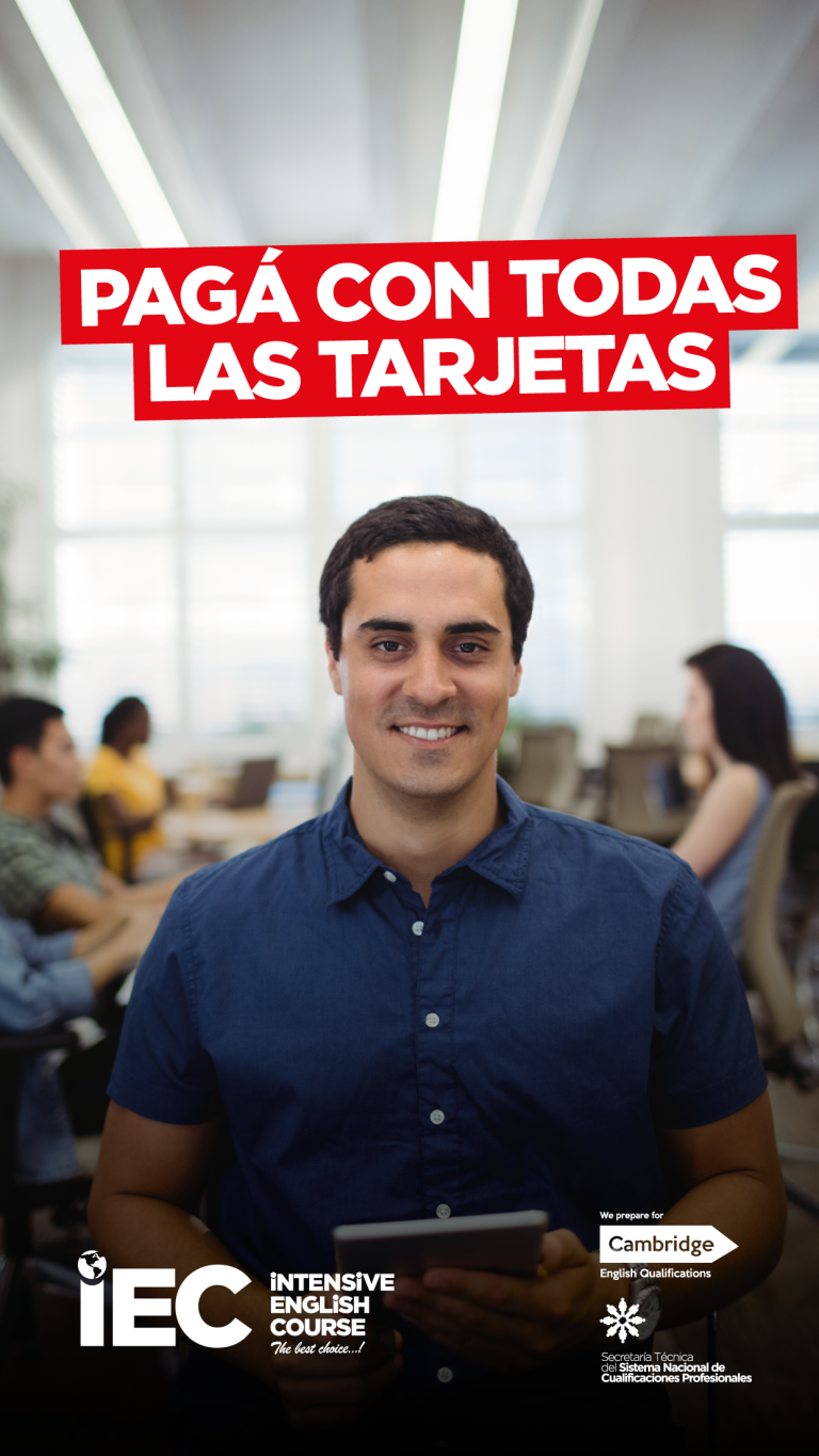 IEC · INTENSIVE ENGLISH COURSE – Aprende Ingles en solo 6 meses!